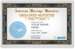 Minister Ordination Package | Official AMM Ministry Credentials ...